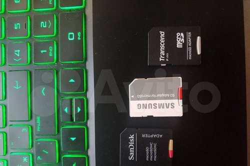 Карты памяти microSD с адаптерами SD