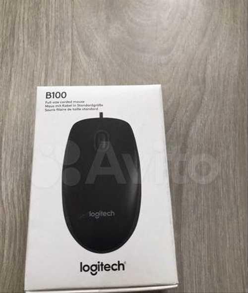 Мышь компьтерная logitech b100