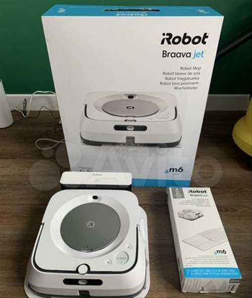 Робот пылесос моющий irobot brava jet m6