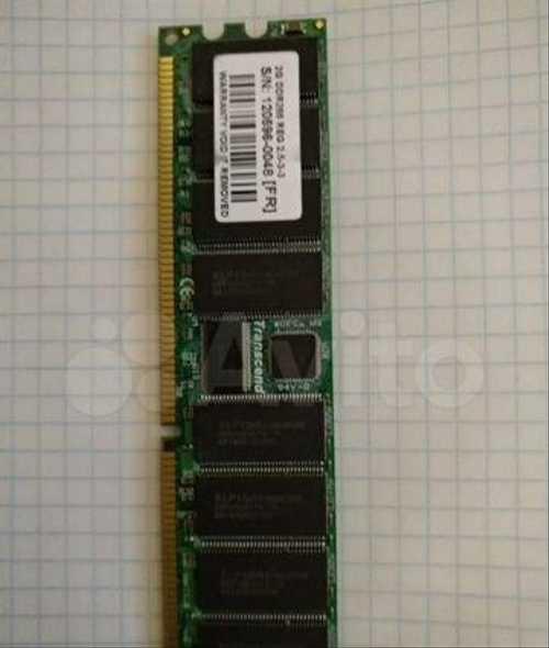 DDR DDR266 2 Gb одним модулем для сервера
