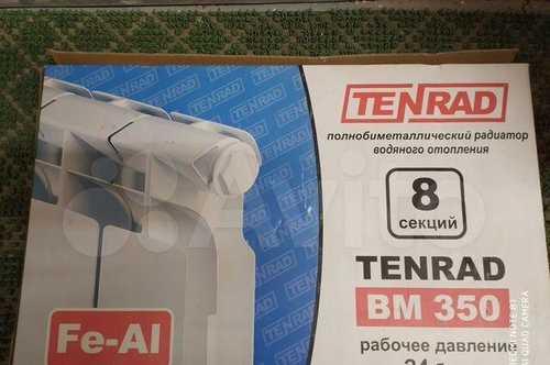 Радиатор отопления биметаллический tenrad BM 350/8