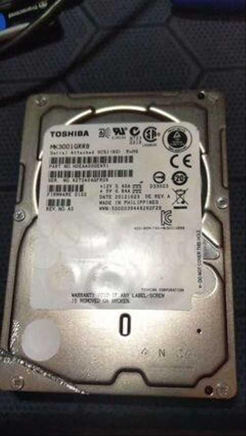 Жесткий диск SAS Toshiba MK3001grrb