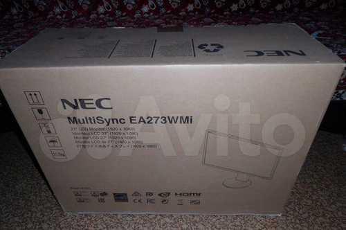 Монитор NEC MultiSync EA273WMi (новый)