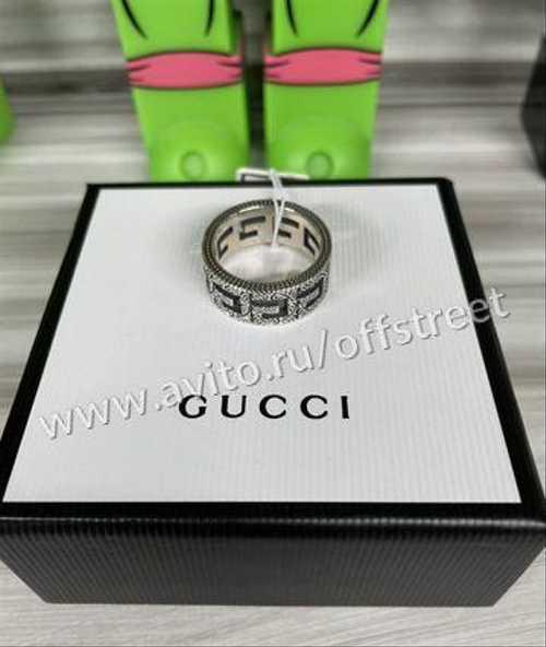 Gucci серебряное кольцо
