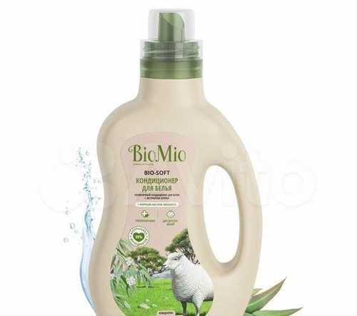 Кондиционер для белья BioMio "BIO-soft" с экстрактом хлопка и эфирным маслом эвкалипта, 1000 мл