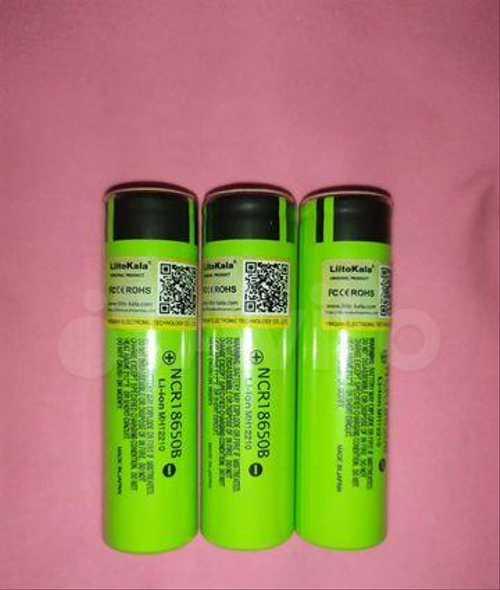 Аккумуляторы Liitokala 3400mAh NCR18650B