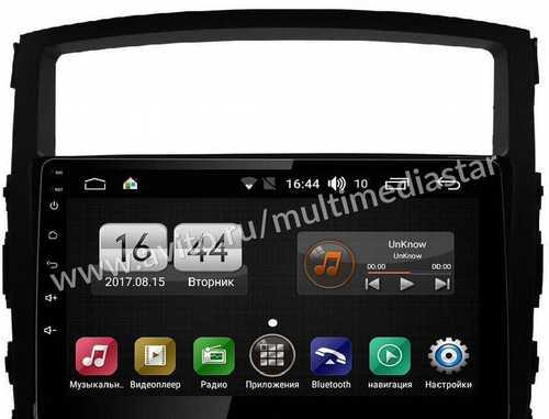 Штатная магнитола android для Mitsubishi Pajero 4