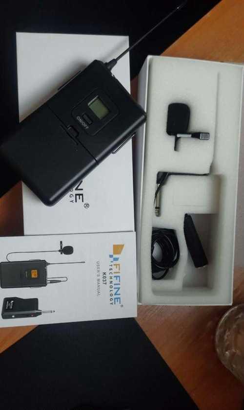 Микрофон петличный Fifine k037