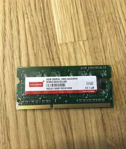 Озу Innodisk DDR3L 1866 M3S0-2gsjclqe 2Gb