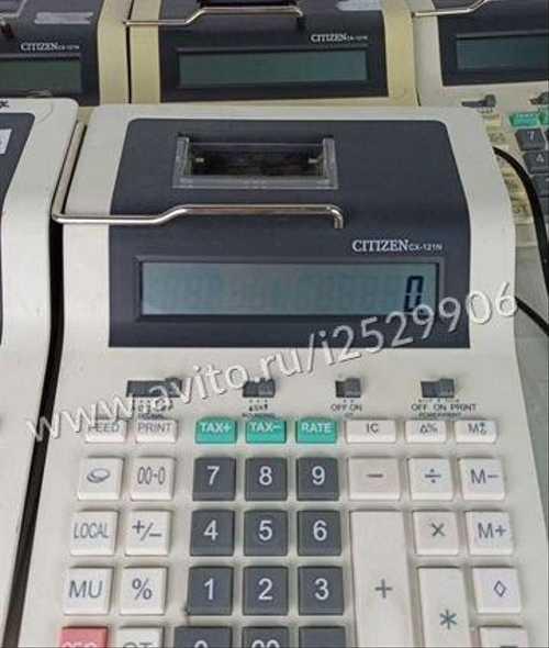 Калькулятор citizen CX-121 N С печат. устр-ом