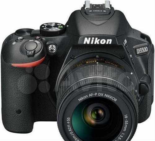 Nikon d5500 kit AF-P 18-55mm VR новый