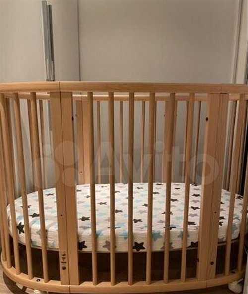 Кроватка-трансформер Stokke Sleepi Mini, натуральн