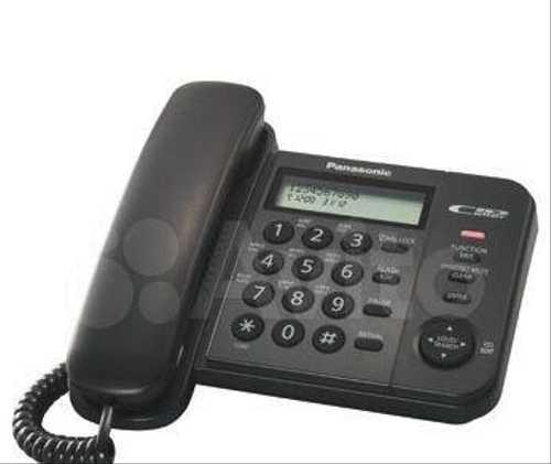 Телефон стационарный panasonic KX-TS2356RUB