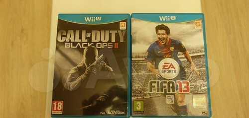 Call of Duty + Fifa 13 игры для Wii U