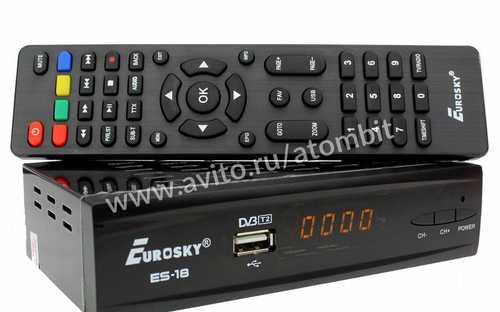 Цифровой ресивер DVB-T2 iptv Eurosky ES-18