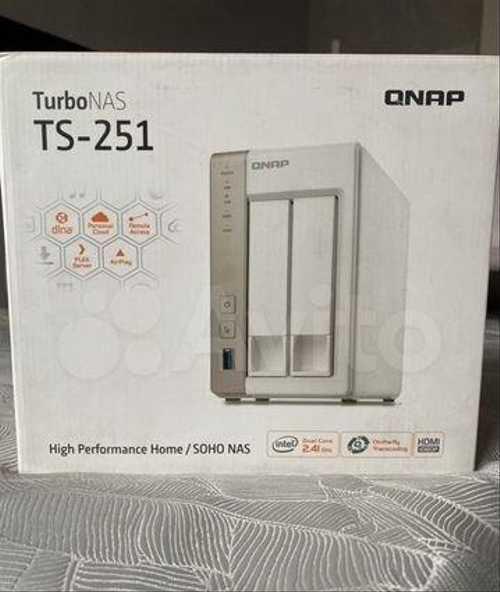 Сетевой накопитель (NAS) qnap TS-251