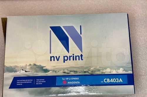 Совмест. картридж Nv print CB403A magenta for HP