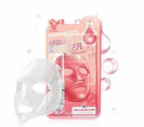 Увлажняющая тканевая маска Elizavecca для лица с гиалуроновой кислотой Hyaluronic Acid Water Deep Power Ringer Mask Pack 23мл