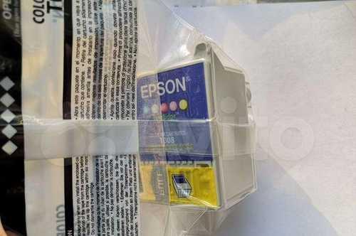 Картридж Epson T008 color ink