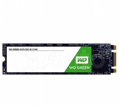Жесткий диск SSD M.2 120Gb Western Digital green (465/545MBs, 68000 iops, TLC 3D nand, 2280, SATA) WDS120G2G0B