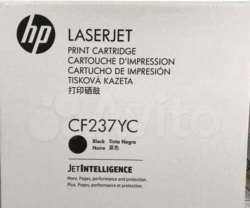 Тонер-картридж HP CF237YC, черный, для лазерного п