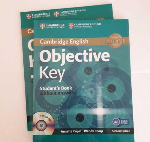 Objective Key Student's Book и Workbook + диск