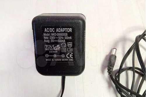 Блок питания 9V/600mA