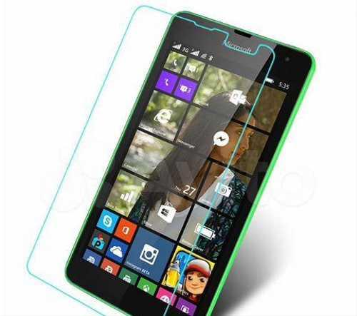 Защитное стекло для microsoft 640 Lumia 0.33мм adpo пакет