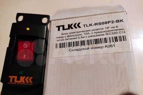 19" блок розеток TLK-RS08P2