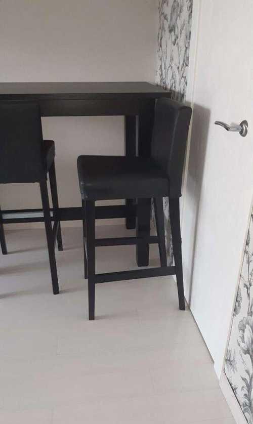 IKEA стурнес и хендриксдаль барные стол и стулья
