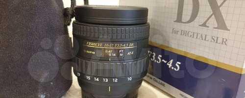 Tokina Nikon AF 10-17 mm F/3.5-4.5 AT-X 107 DX