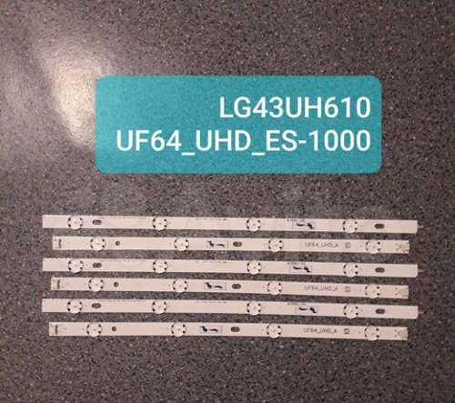Led подсветка к LG43UH610V LG43UH619V UF64