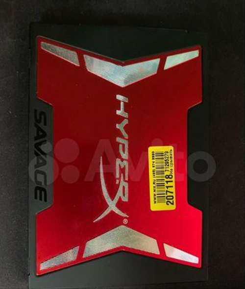 SSD HyperX Savage shss37A/240G