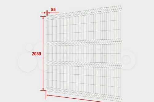 3D забор - заборные секции из сварной сетки
