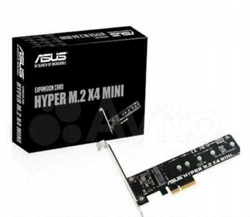 Адаптер для m.2 ssd asus hyper M.2 X4 mini