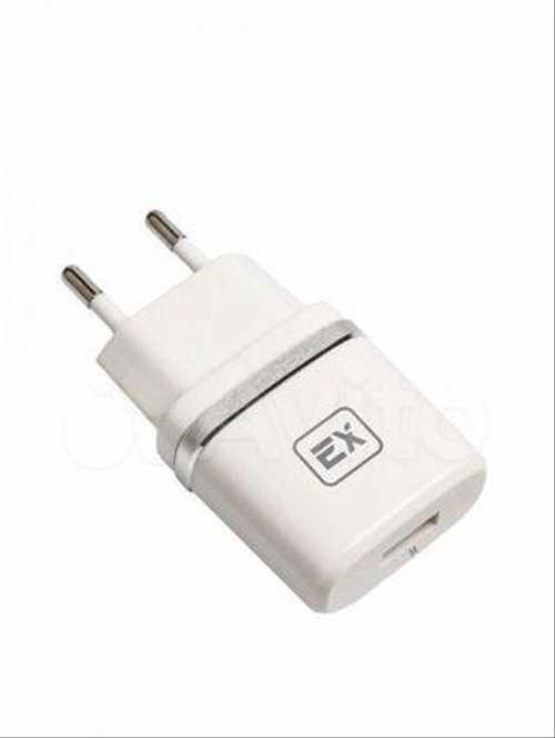 Сетевой адаптер 1USB 1A Exployd Classic White