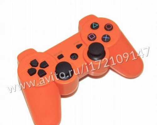Джойстик sony PlayStation 3 оранжевый
