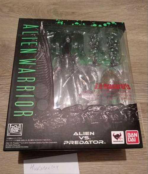 1/12 s.h.monsterArts alien warrior bandai