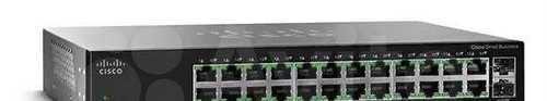 Компактный коммутатор Cisco SG102-24, 24 гигабитны