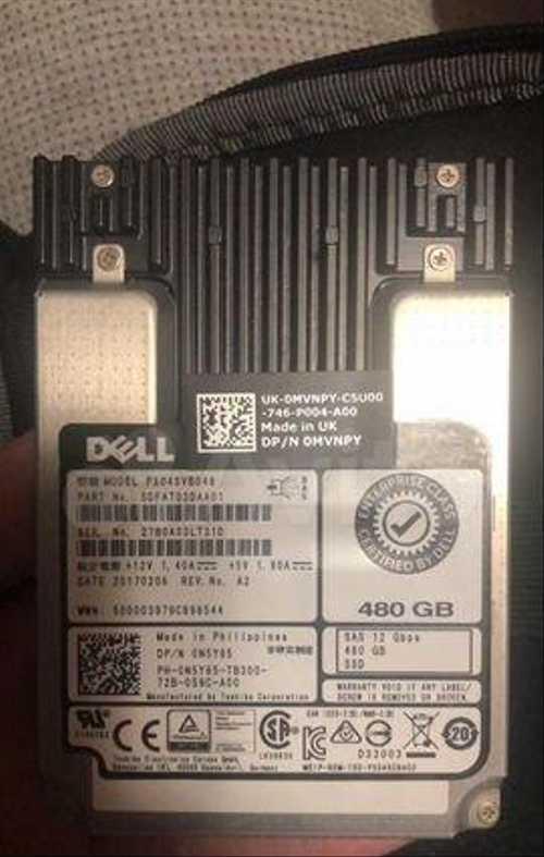 Dell SSD SAS 480 гб Новый