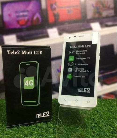 Новый Смартфон Tele2 midi LTE (1582)