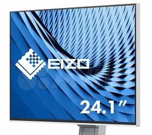 Монитор Eizo TFT 24.1" FlexScan EV2456 (1920x1200, LED, IPS, 5ms, 178/178, 350:1, 1000:1, DVI-D, hdmi, DisplayPort, VGA, 2xUSB3.0, SPK) White