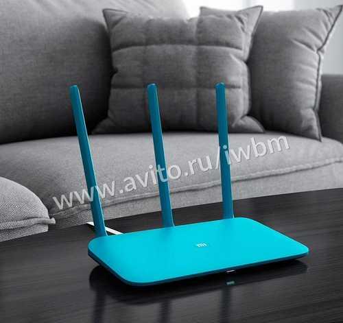 Роутер Xiaomi Mi Wi-Fi 4Q, Голубой