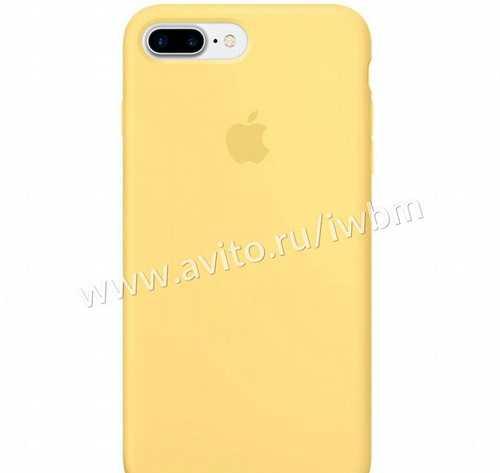 Чехол силиконовый iPhone 8/7 Plus, жёлтая пыльца