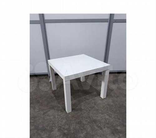 Столик придиванный лакк IKEA белый