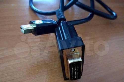 Кабель-переходник Mini DisplayPort M - DVI 1.8м