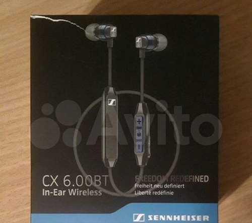 Новые наушники беспроводные Sennheiser CX 6.00 BT