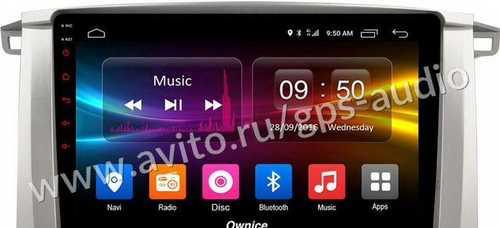 Автомагнитола Android 9 Toyota Land Cruiser 105
