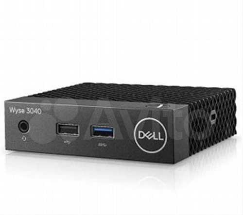 Тонкий клиент Dell Wyse Thin 3040 (Intel Atom x5-Z8350/2Gb/eMMC 16Gb/HD Graphics 400/4xUSB/2xDisplayPort/glan/ThinOs/Black) #210-alek/001