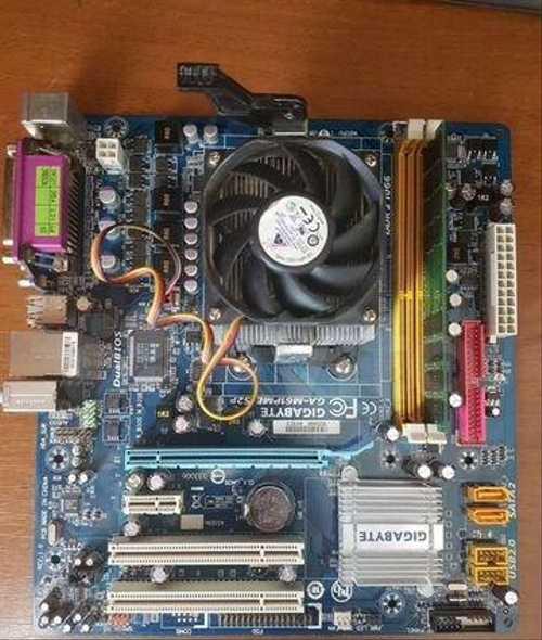 Материнка Gigabyte (AM2+) и процессор
